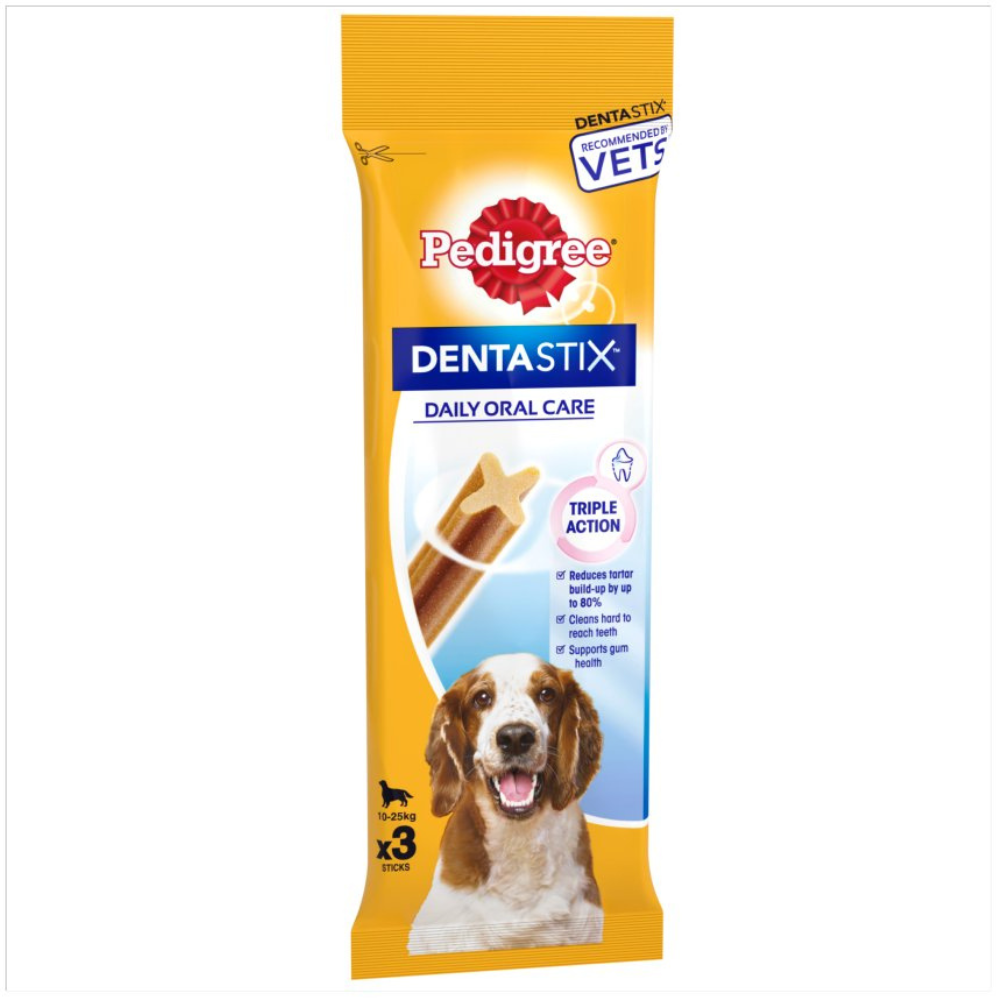 Pedigree Dentastix Medium Breed Dental Dog Chews - 3PCS – PetHQ