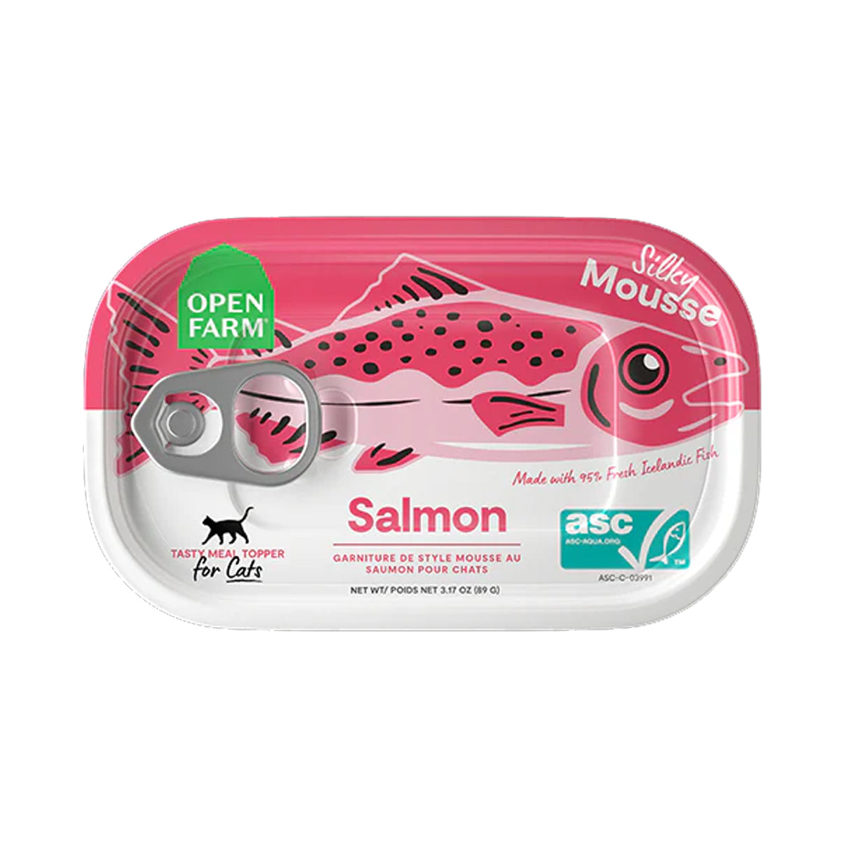 Open Farm Salmon Meal Topper for Cats 89G – PetHQ