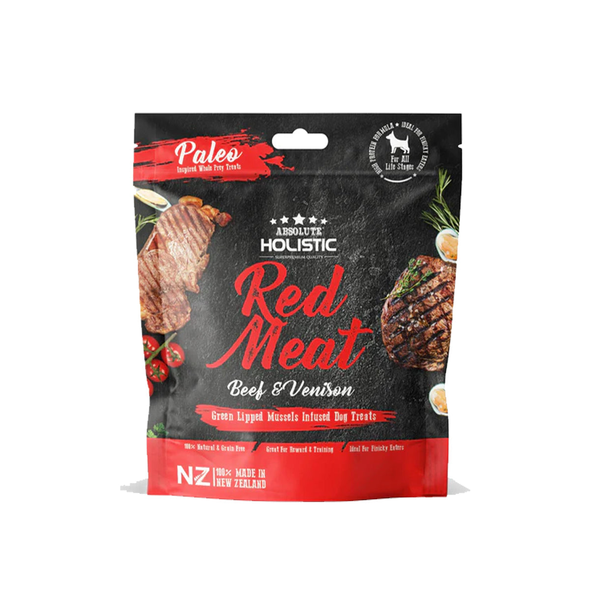 Absolute Holistic Air Dried Red Meat Dog Treats 200g – PetHQ