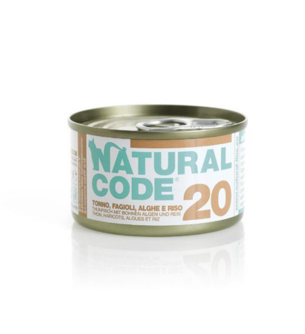 Natural Code Tuna Beans & Seaweeds Cooking Water Wet Cat Food - 85G – PetHQ