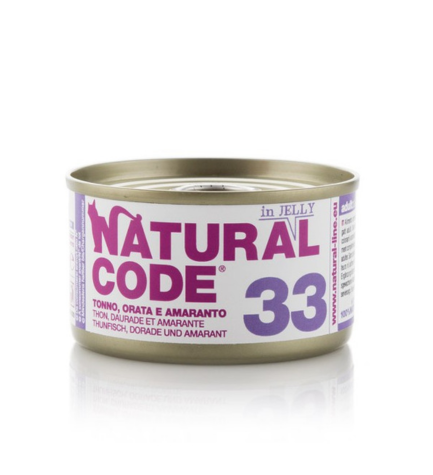 Natural Code Tuna Sea Bream & Apple Soft Jelly Wet Cat Food - 85G – PetHQ