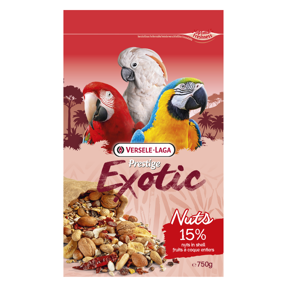 Versele Laga Prestige Exotic Parrots Nuts Bird Treat - 750G – PetHQ