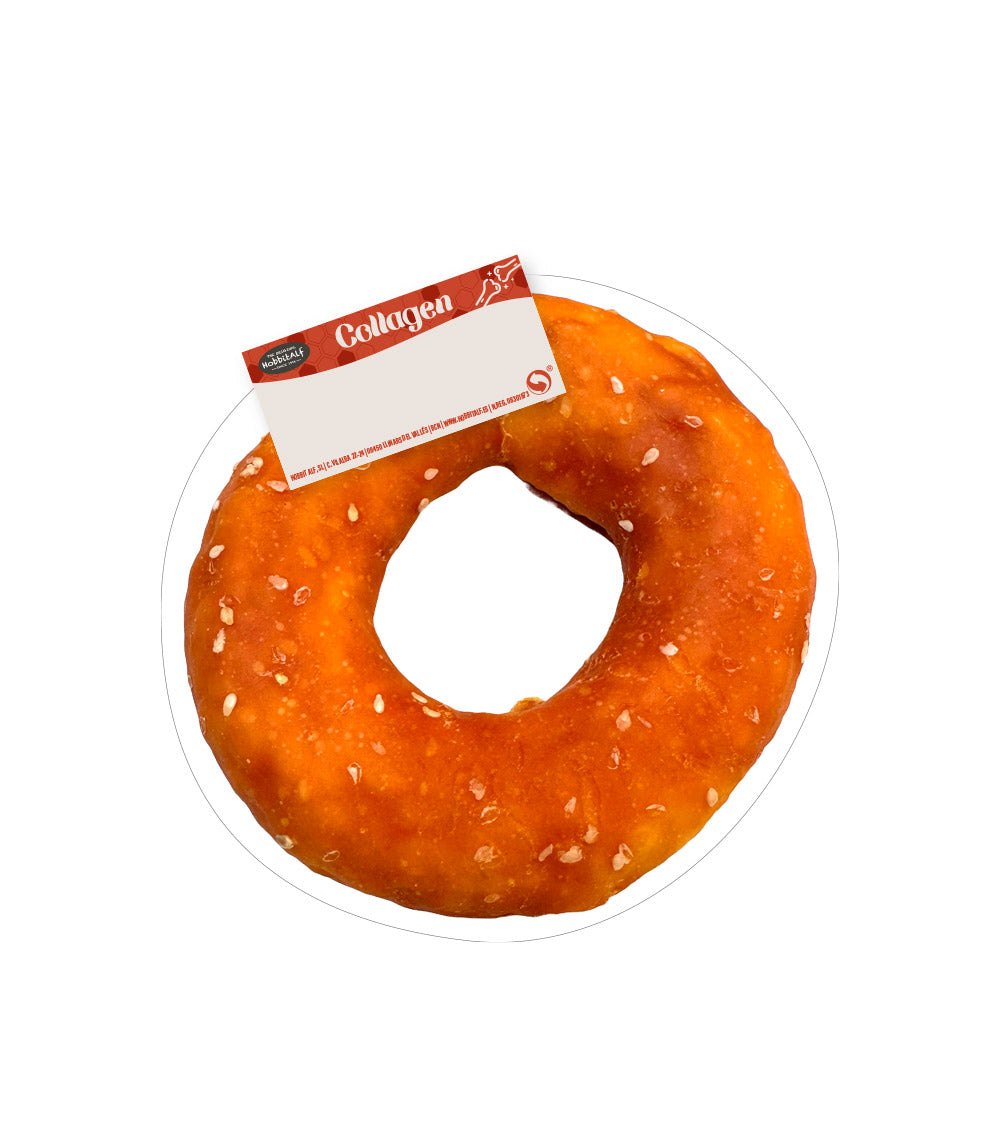 Hobbitalf Collagen Donut with Chicken & Sesame Dog Treats - 10CM – PetHQ