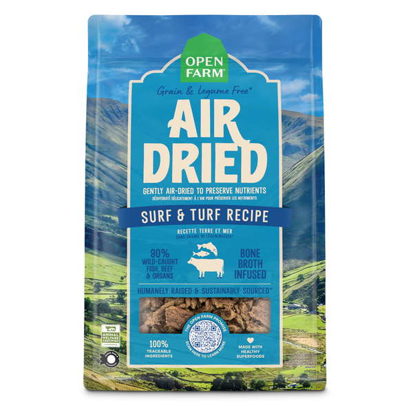 Open Farm Air Dried Surf & Turf Recipe Dry Dog Food - 1LB – PetHQ