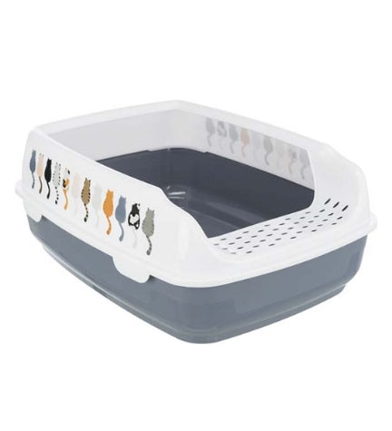 Trixie Delio Cat Litter Tray Rim with/ Cats Design – PetHQ