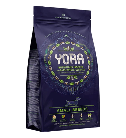 Yora Pet Foods Insect Protein Small Breed Adult Dry Dog Food – PetHQ