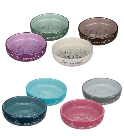 Trixie Ceramic Bowl for Short-Nose Cat Breeds – PetHQ