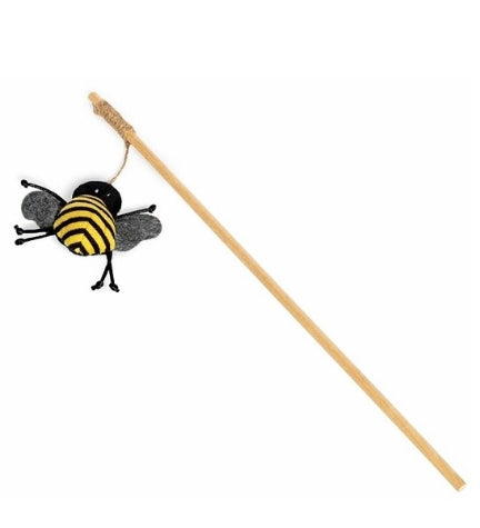 Danish Design Fatface Chase Stick Bee Cat Toy – PetHQ